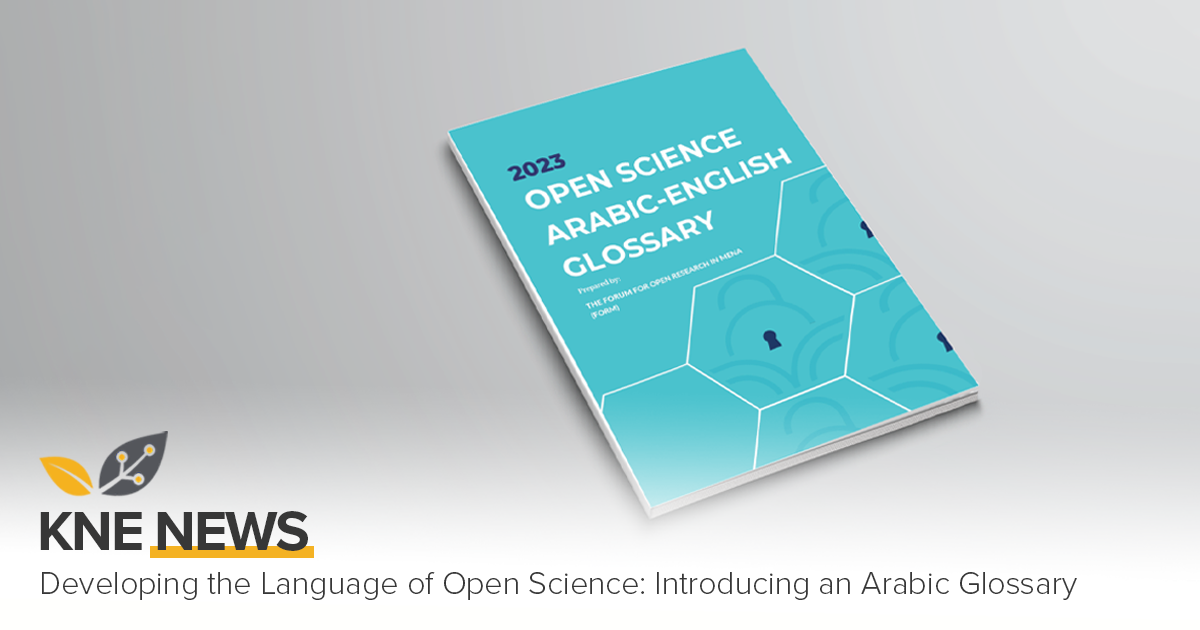 Developing the Language of Open Science: Introducing an Arabic Glossary
